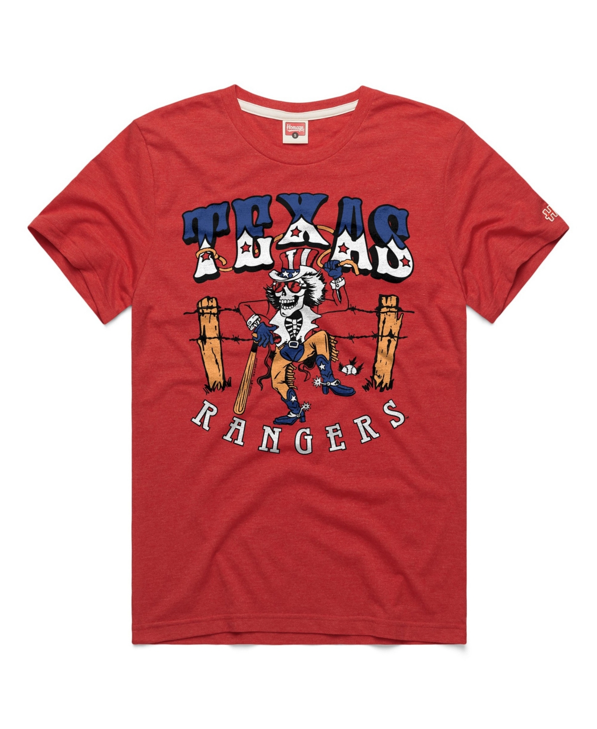 Click here for Homage Mens and Womens Red Texas Rangers Mlb x Gra... prices