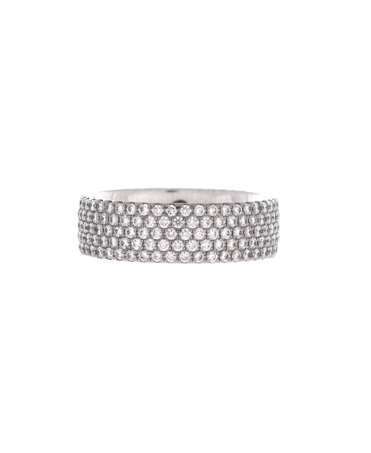 Click here for Pre-Owned Tiffany & Co Metro 5 Rows Ring - 18k whi... prices