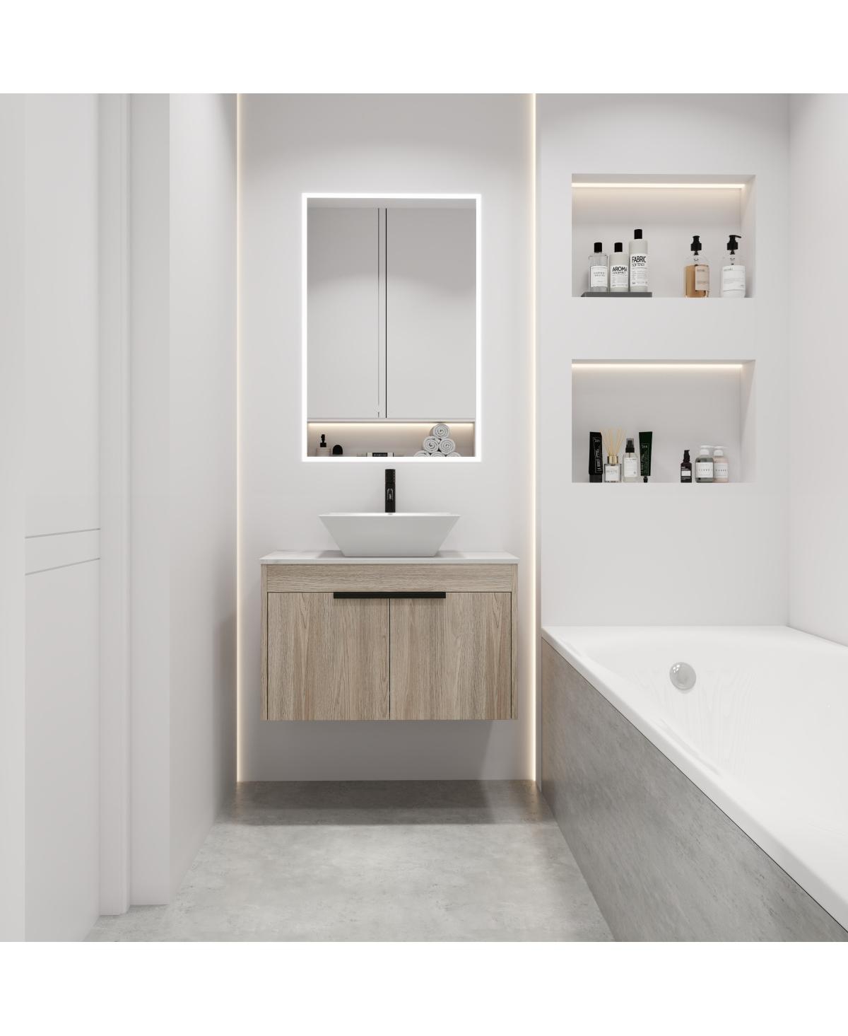 Click here for Sillysis Wall Mounted Bathroom Vanity with Ceramic... prices