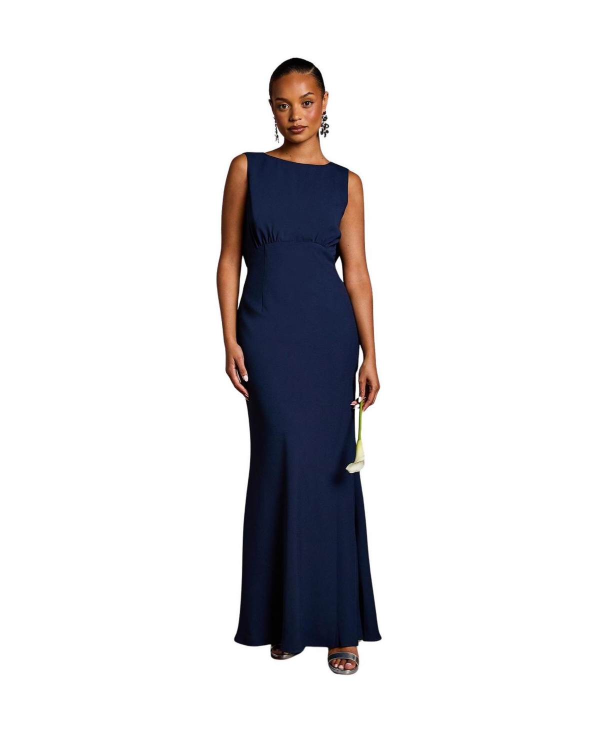 Click here for Coast Womens Cowl Back Maxi Dress - Navy prices