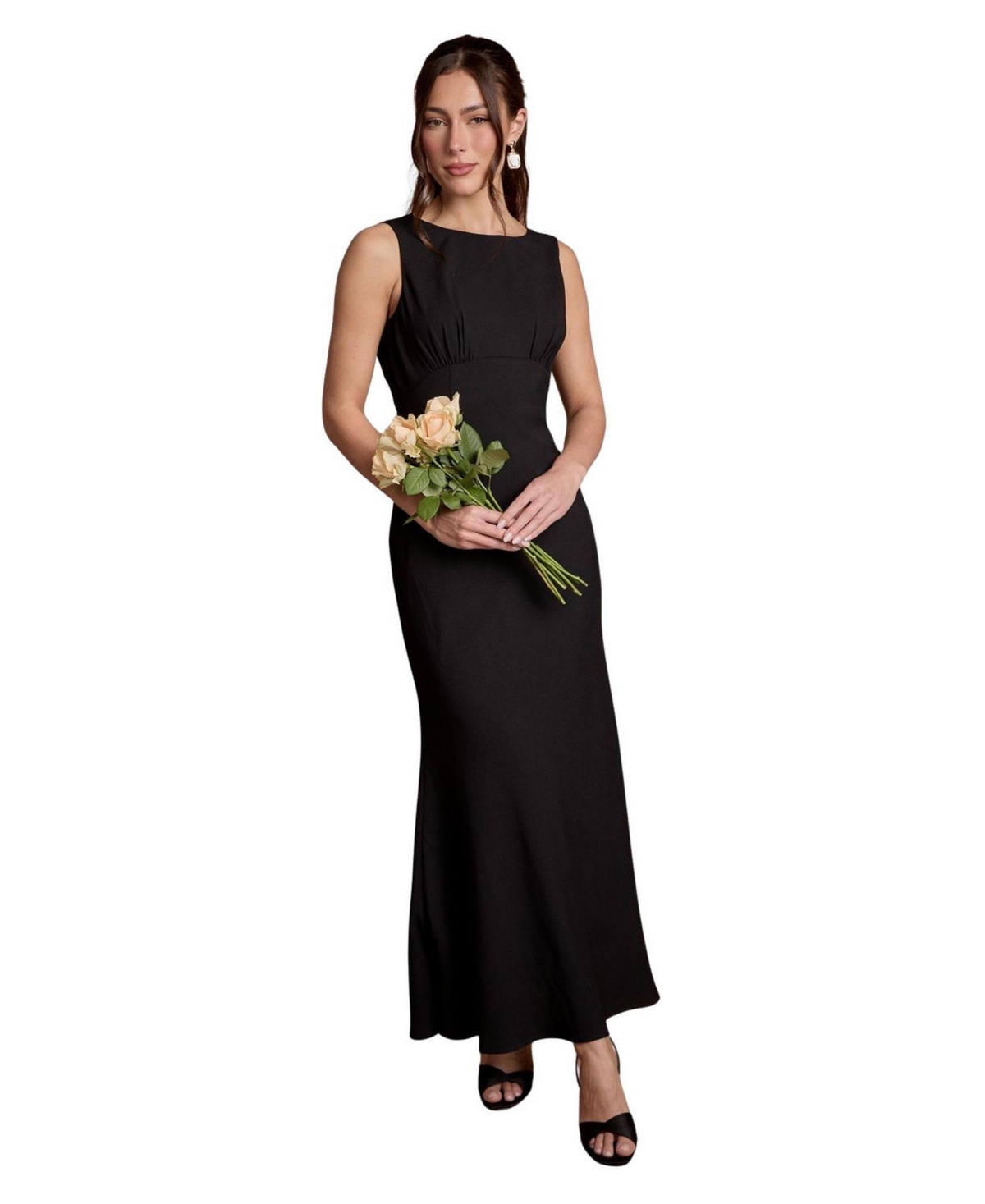 Click here for Coast Womens Cowl Back Maxi Dress - Black prices
