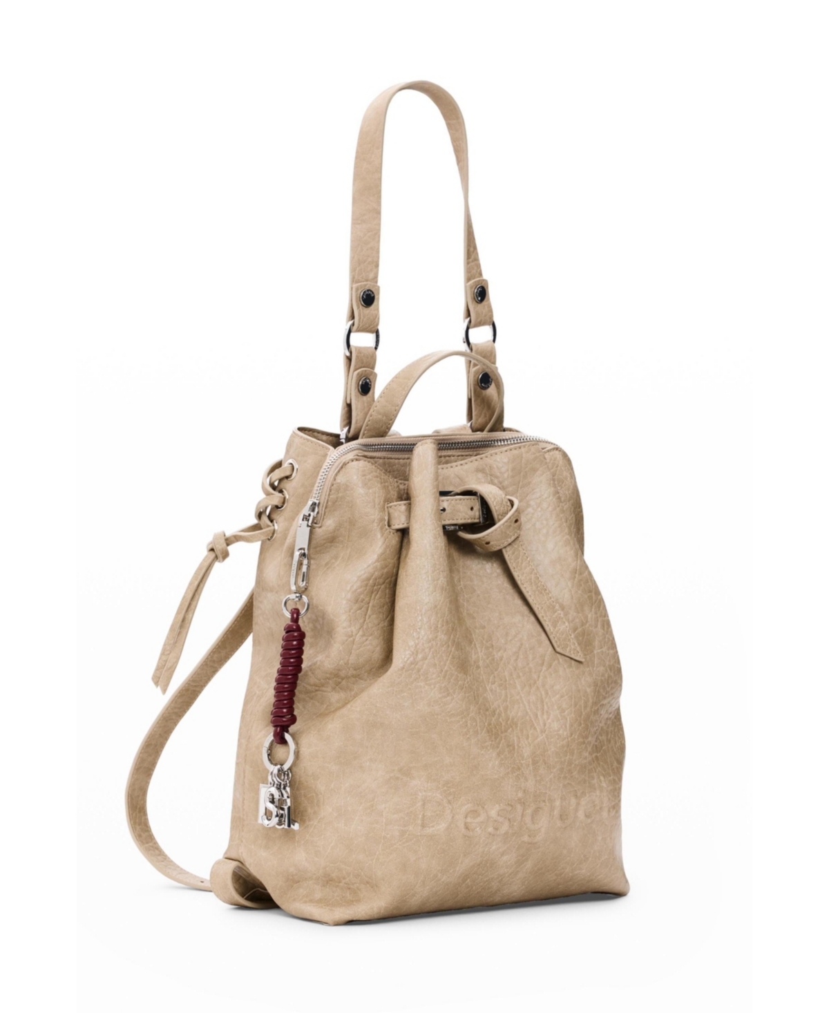 Click here for Desigual Womens Medium backpack - Medium beige prices