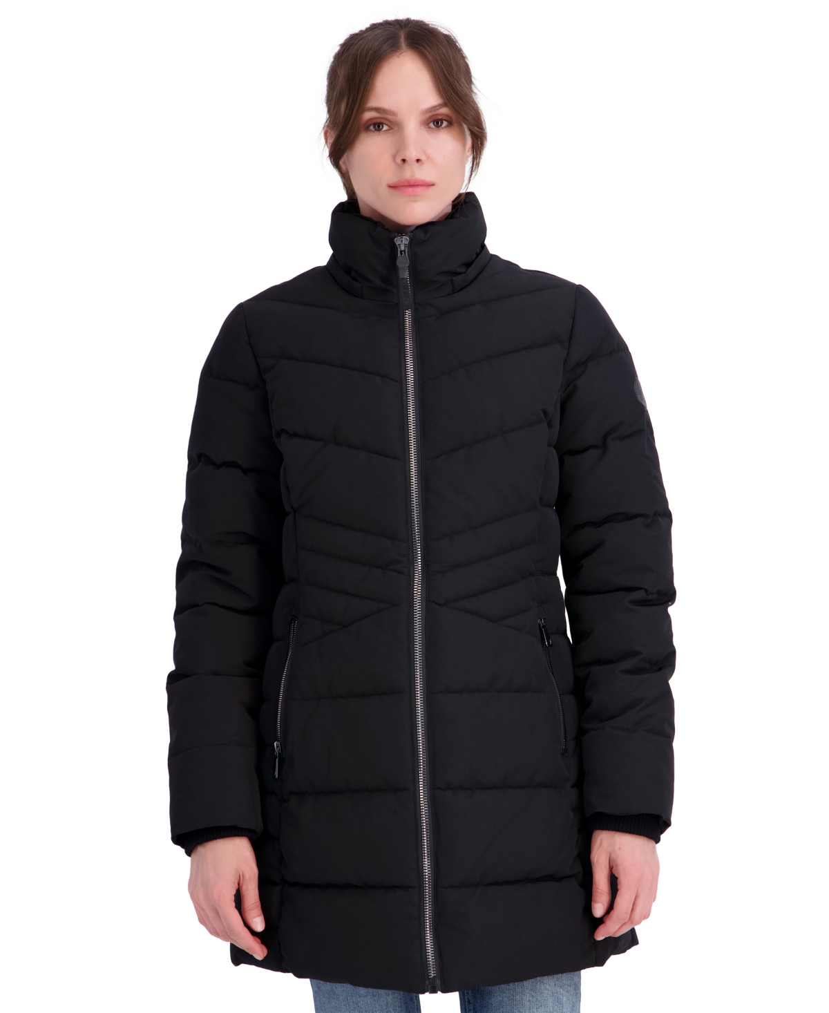 Click here for Nautica Womens Faux Fur Trim Hooded Puffer Coat -... prices