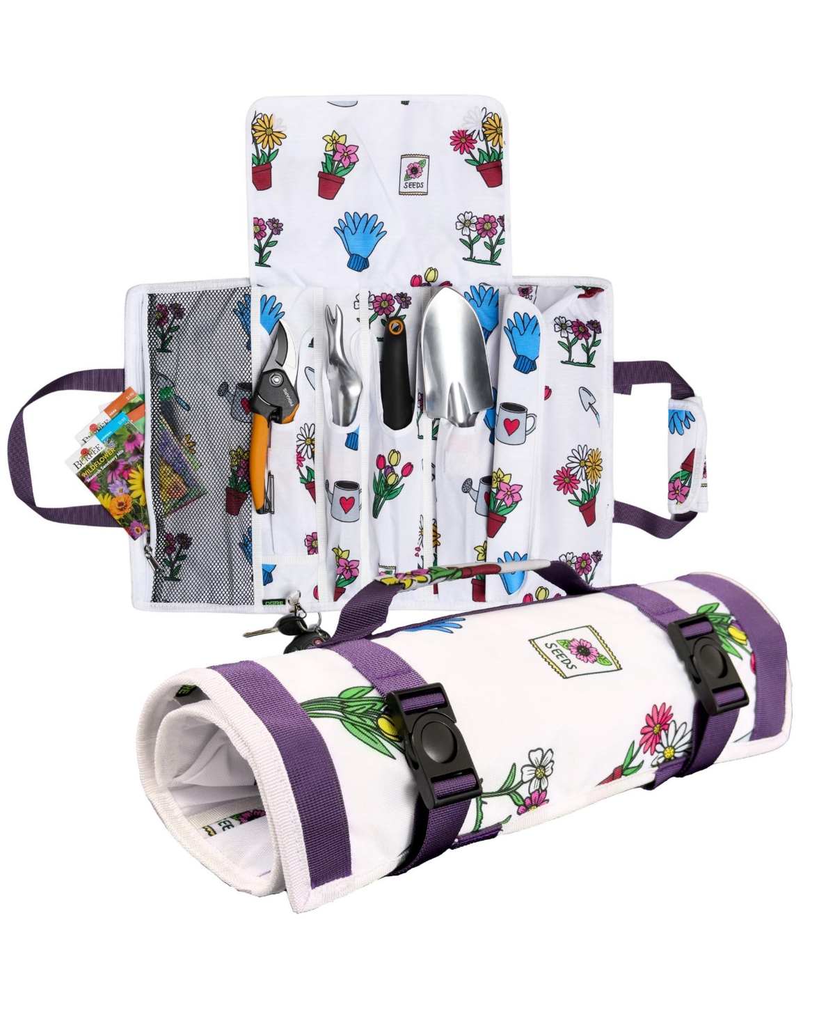 Click here for Xdovet Garden Tool Bag Roll-up Holder Tomato Print... prices