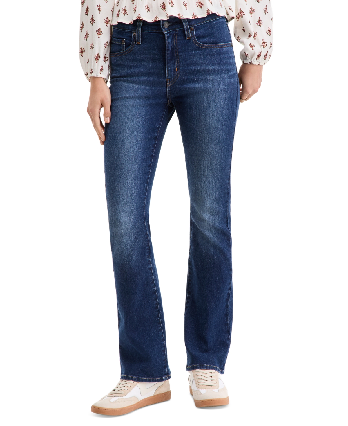 Click here for Levis 725 High-Waist Classic Stretch Bootcut Jeans... prices