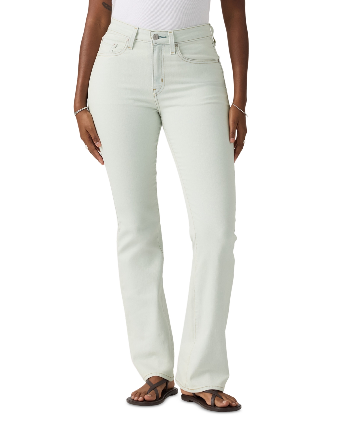 Click here for Levis 725 High-Waist Classic Stretch Bootcut Jeans... prices