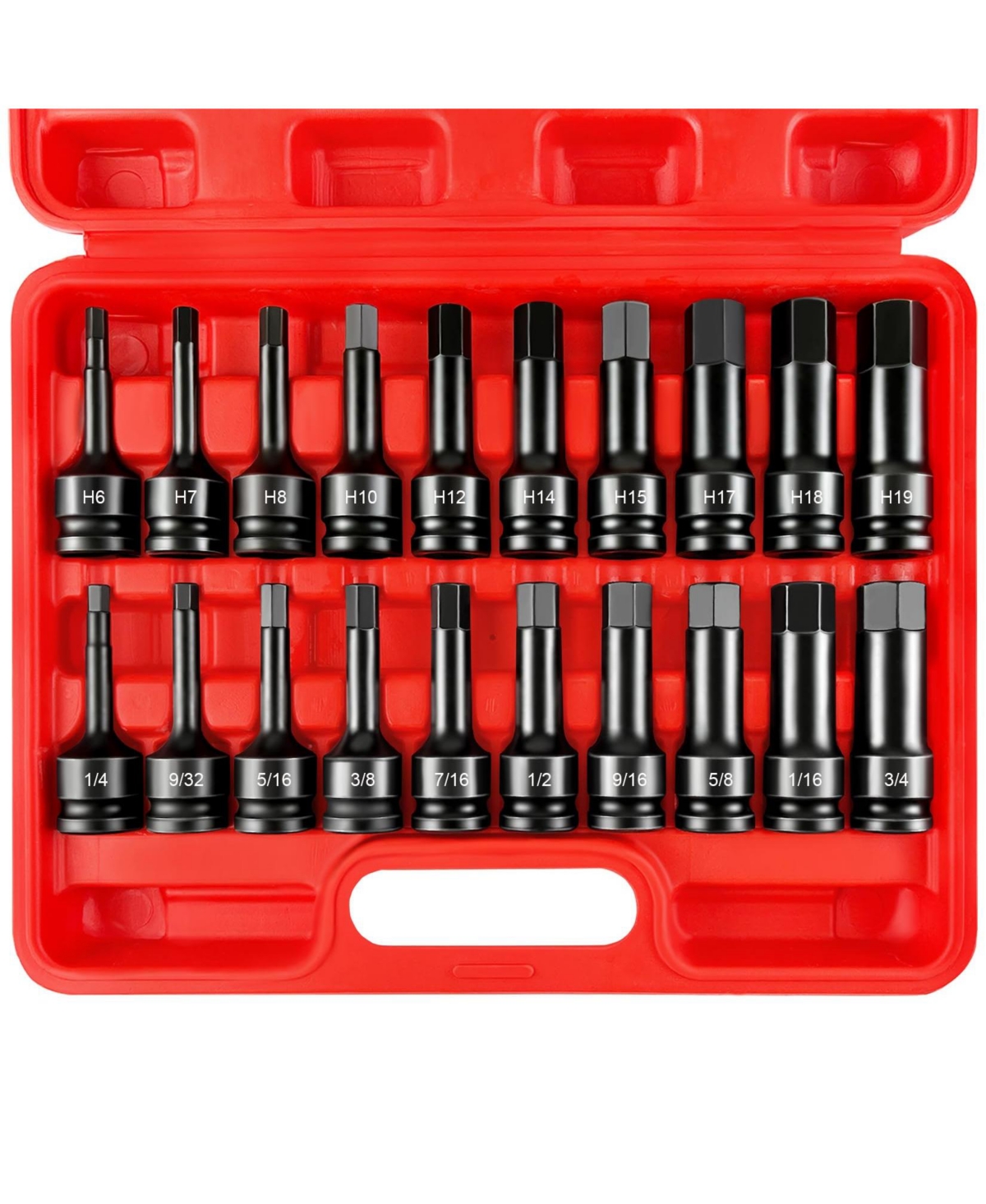 Click here for Xdovet Impact Hex Bit Socket Set 1/2inch Drive 20p... prices