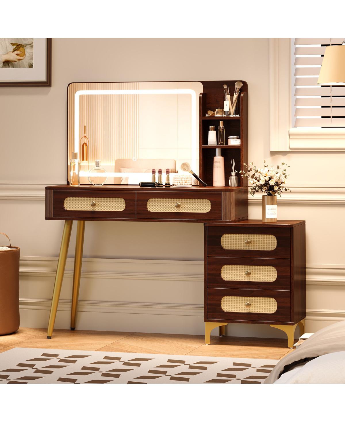 Click here for Streamdale Furniture 47 Vintage Makeup Vanity with... prices