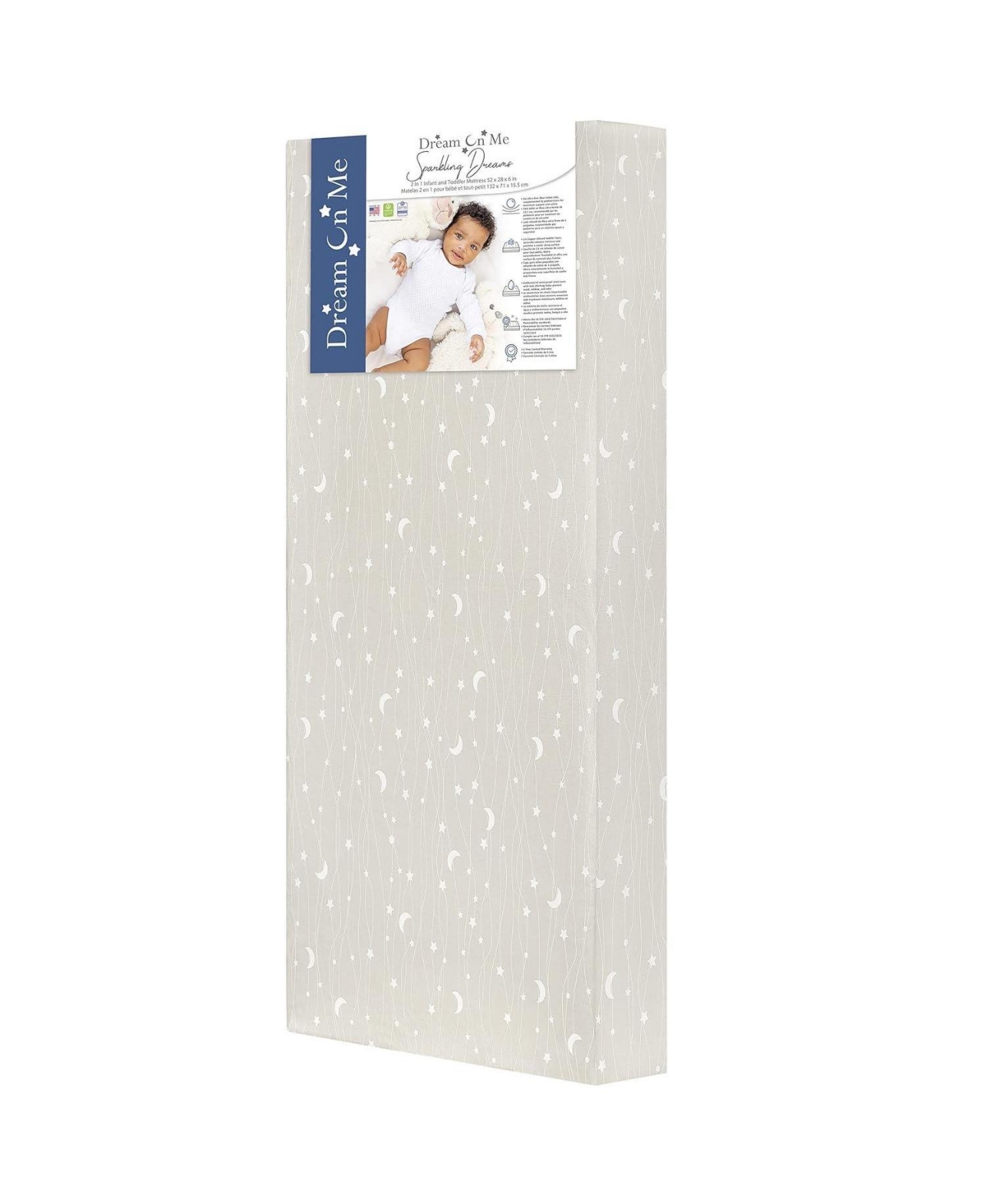 Click here for Dream On Me Sparkling Dreams 2-in-1 Infant and Tod... prices