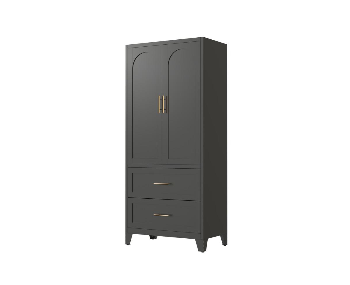 Click here for 71 Tall Metal Storage Cabinet with 2 Drawer and Ha... prices