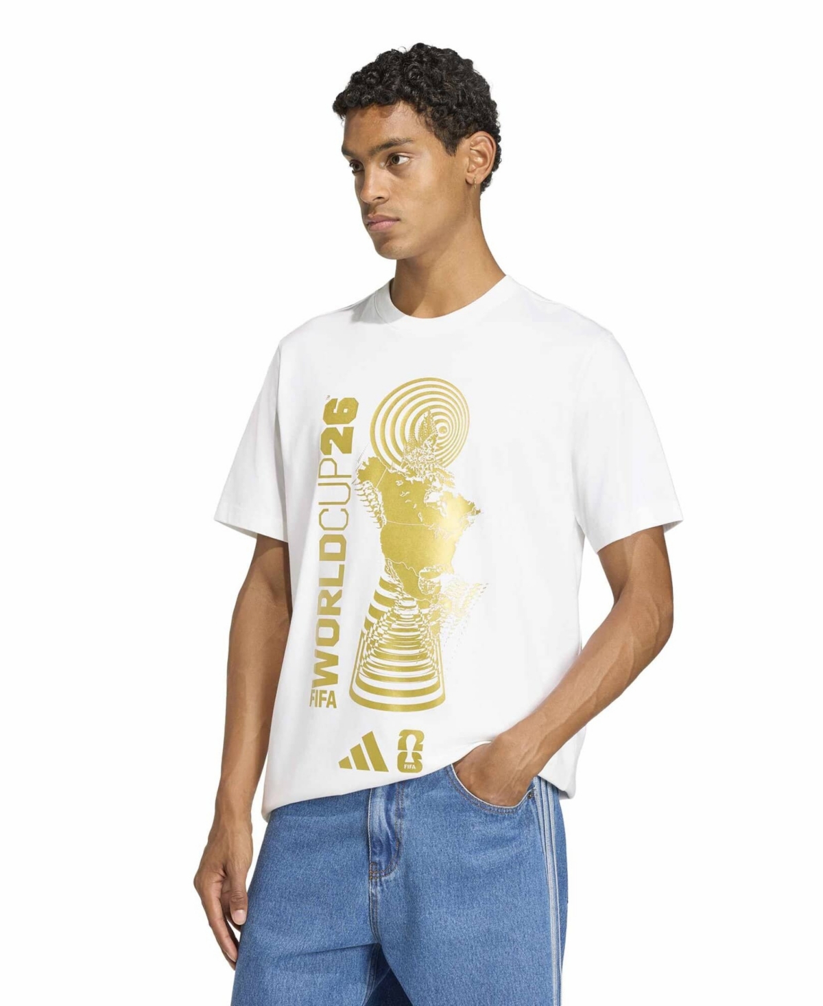 Click here for Adidas Mens White 2026 Fifa World Cup Tour T-Shirt... prices