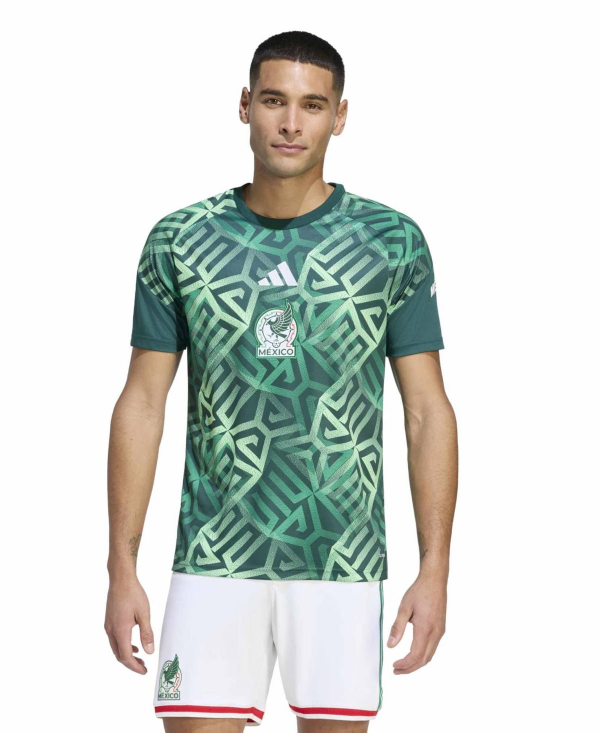 Click here for Adidas Mens Green Mexico National Team 2026 Pre-Ma... prices