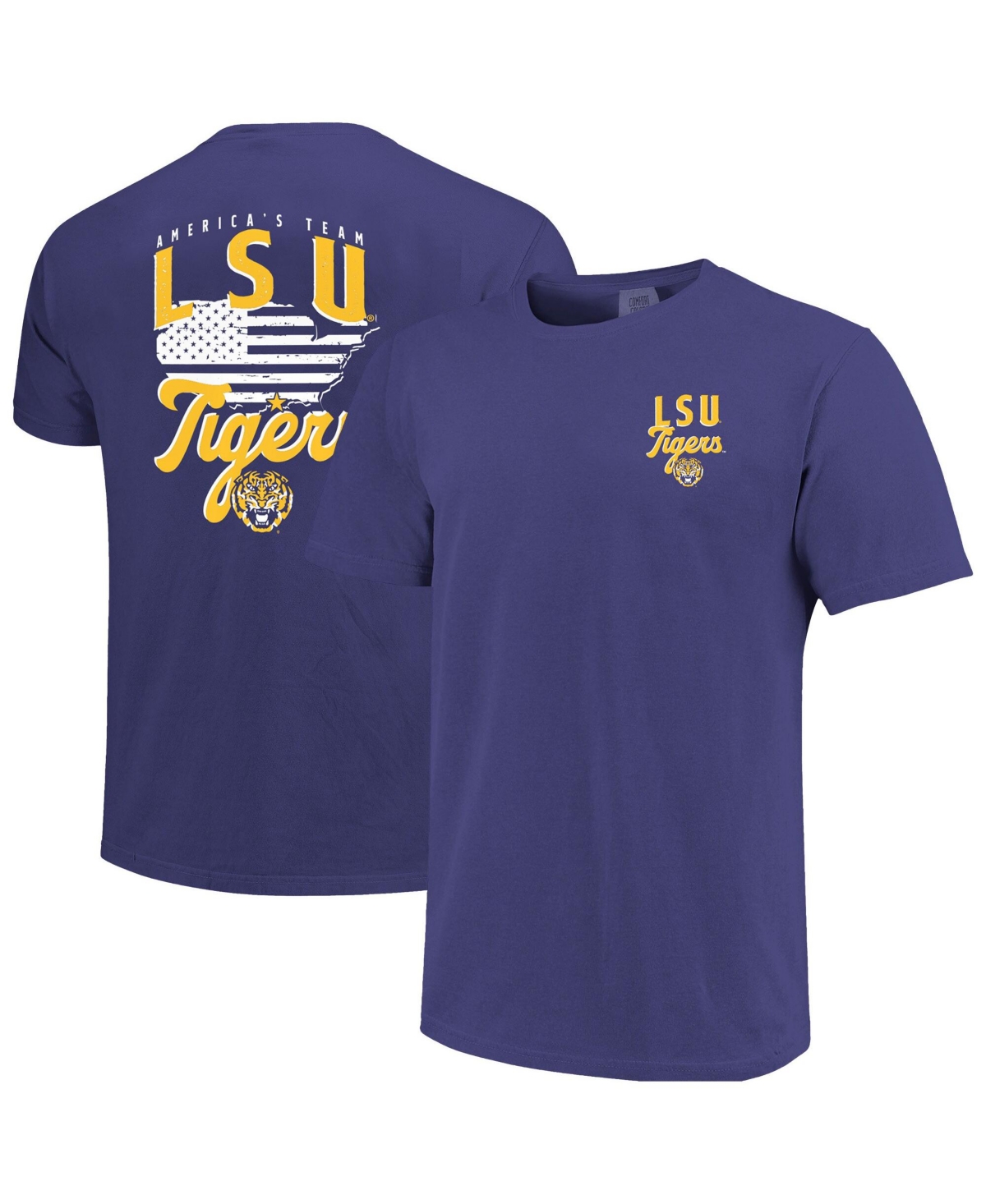 Click here for Image One Mens Purple Lsu Tigers Americas Team T-S... prices