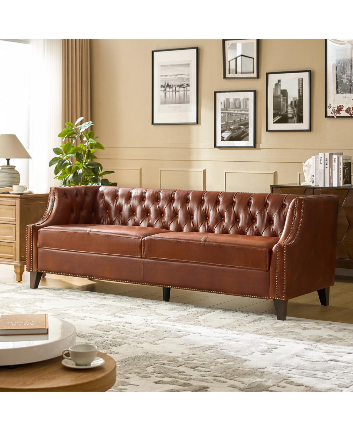 Click here for Hulala Home Theotis 84W Chesterfield Button-Tuftin... prices
