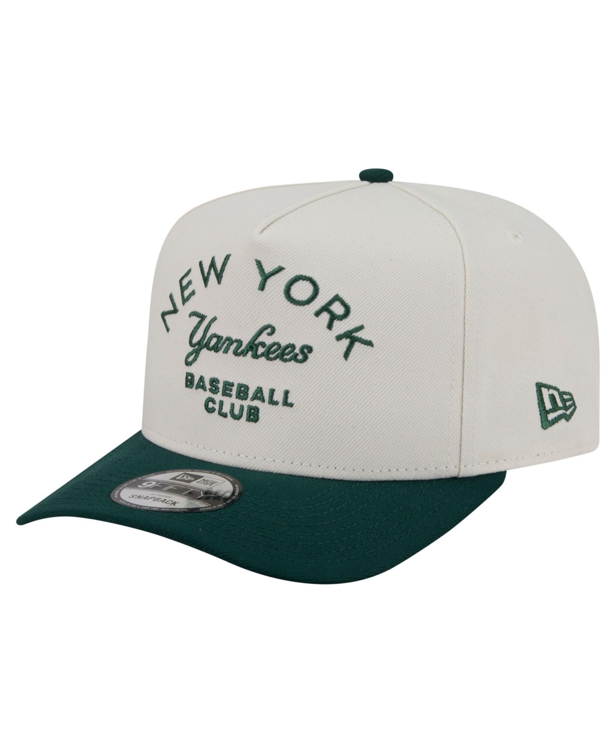 Click here for New Era Mens Cream/Dark Green New York Yankees Chr... prices