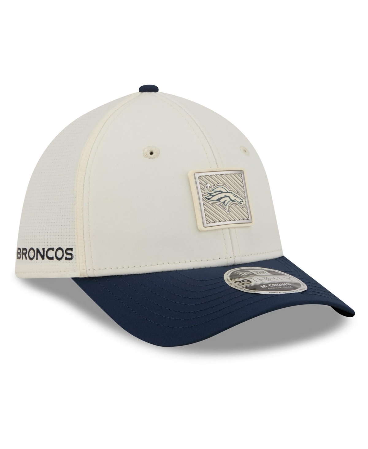 Click here for New Era Mens Cream/Navy Denver Broncos 2026 Nfl Tr... prices