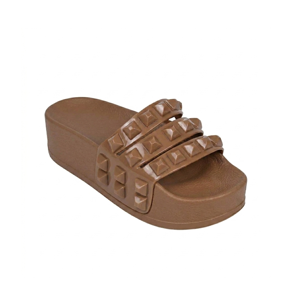 Click here for Carmen Sol Womens Carmen Slides Sandals - Tan prices