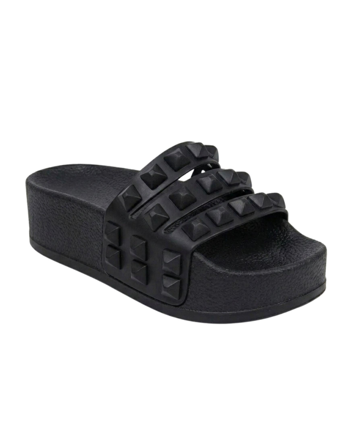 Click here for Carmen Sol Womens Carmen Slides Sandals - Black prices