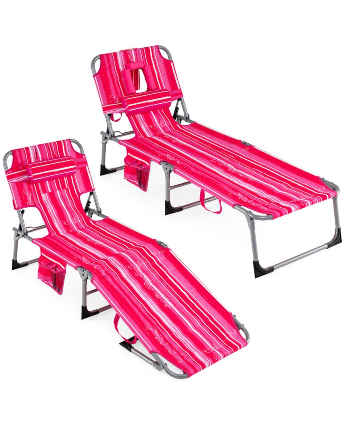 Click here for Gouun Portable Tanning Chaise Lounge Chairs Set of... prices