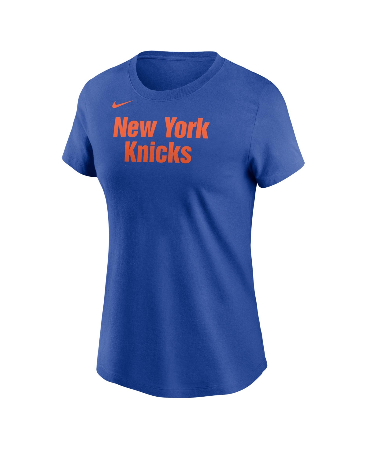 Click here for Nike Womens Blue New York Knicks Core T-Shirt - Bl... prices
