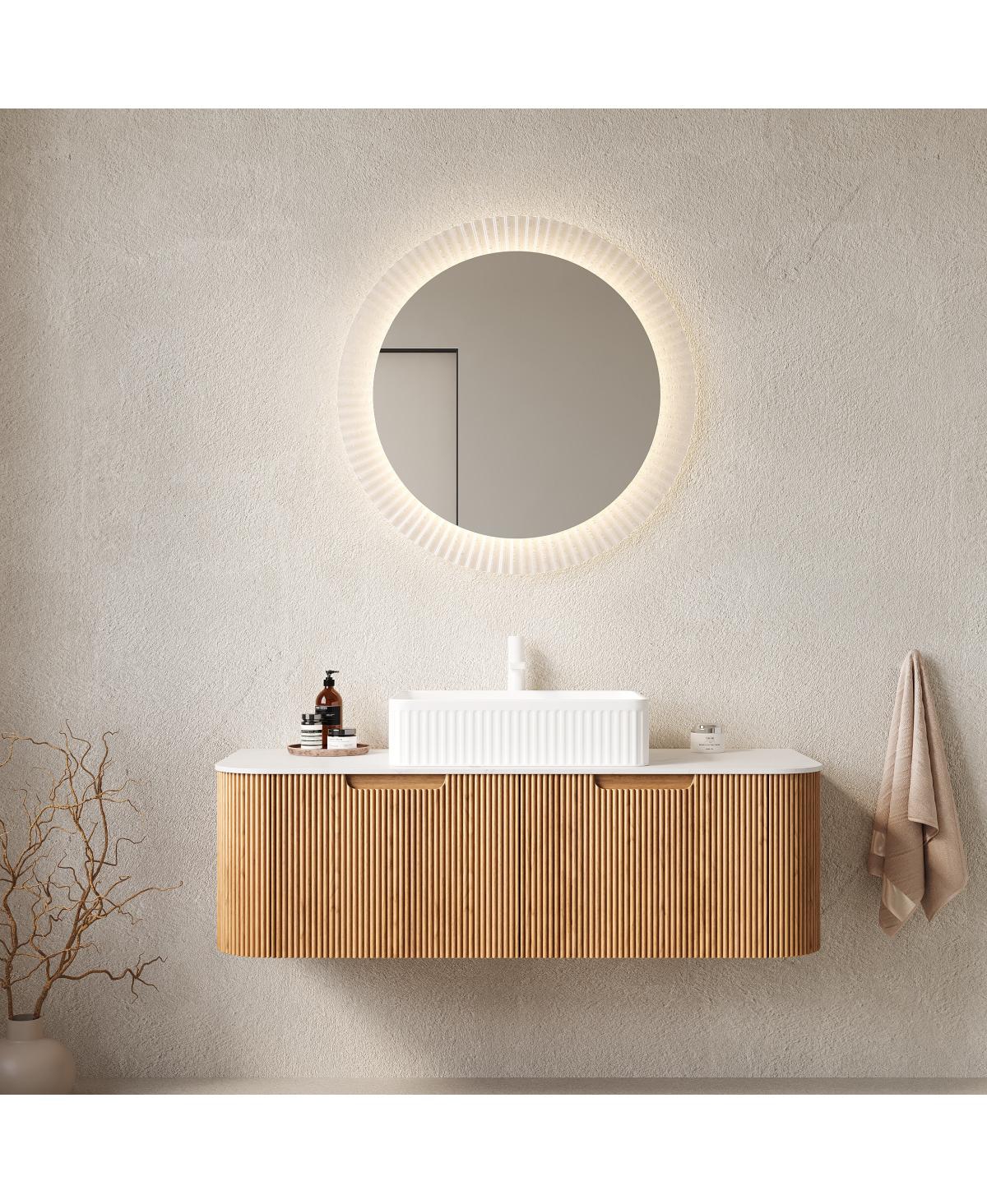 Click here for Sillysis Wall Mounted Bathroom Vanity with Rectang... prices
