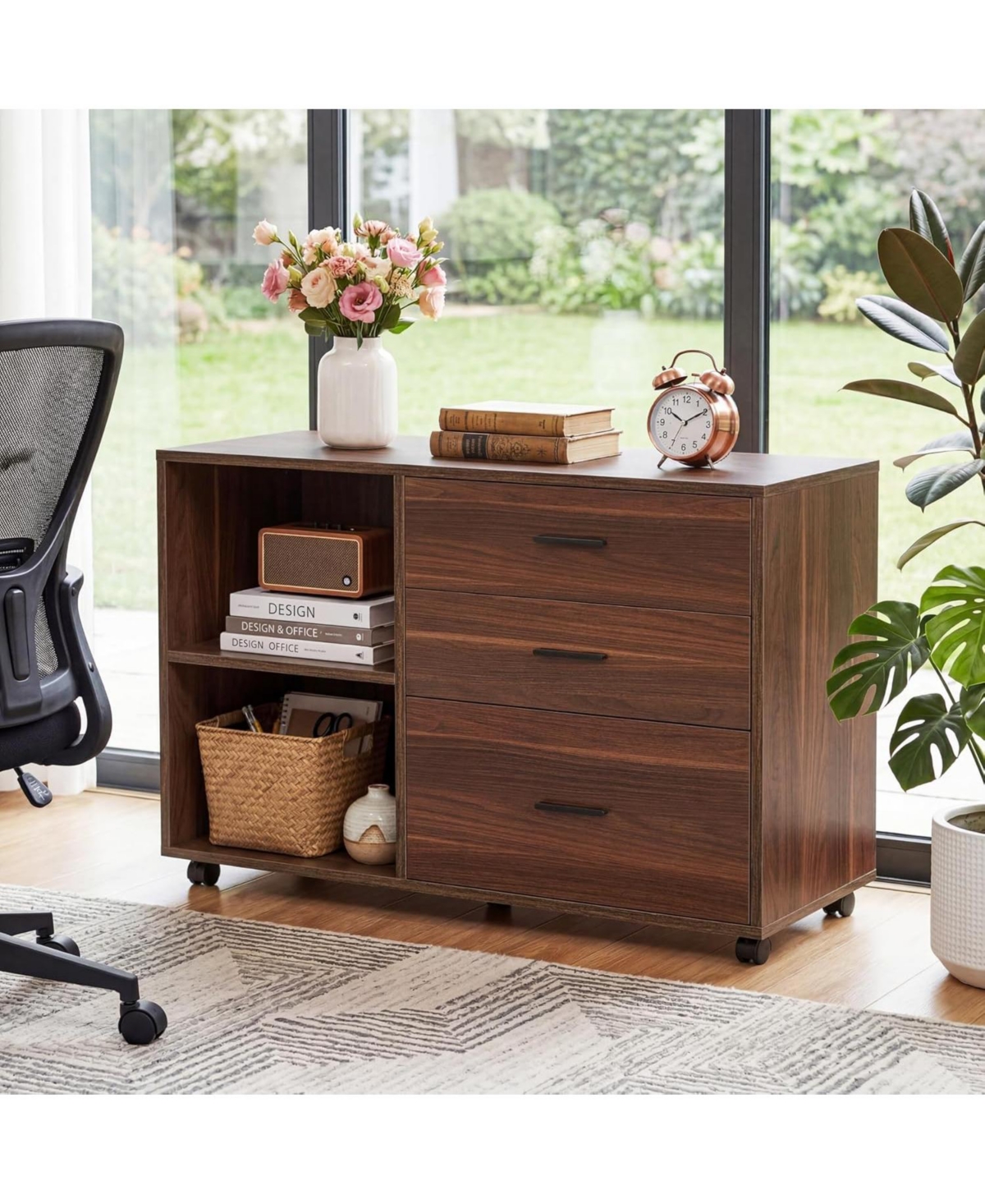 Click here for Tribesigns 39inch Rolling File Cabinet with 3 Draw... prices