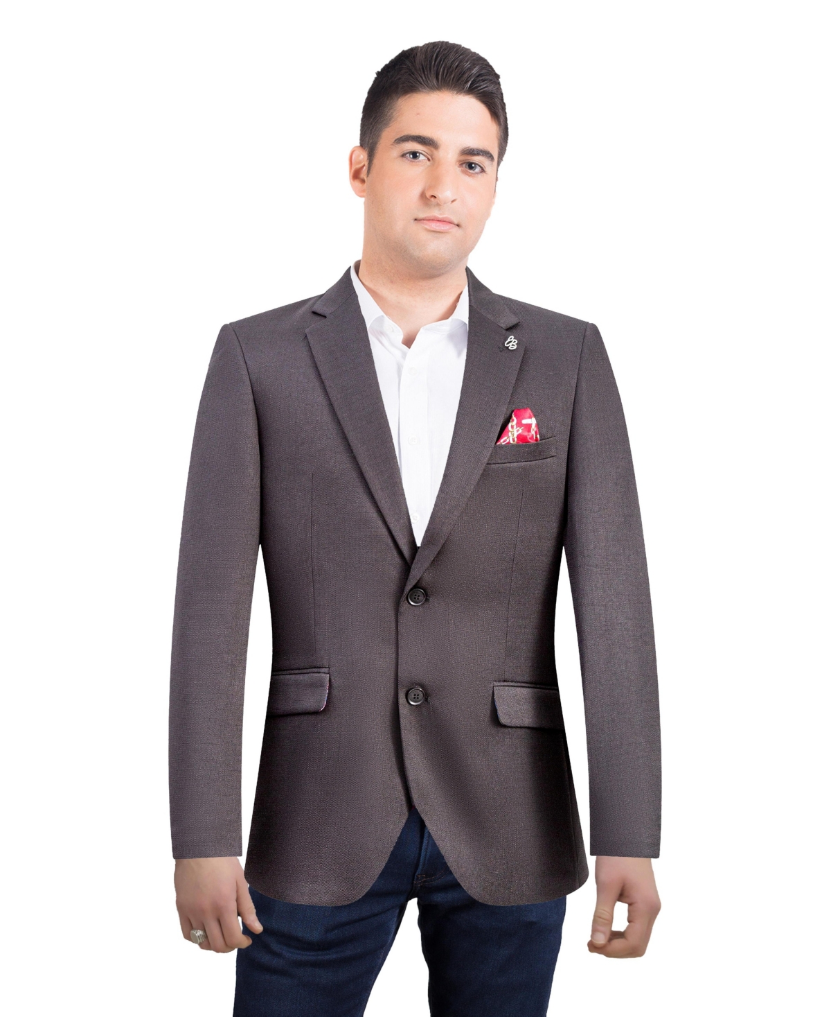 Click here for Elie Balleh Mens Slim Fit Solid Blazer Sports Coat... prices