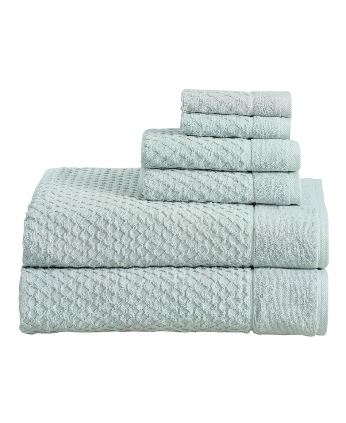 Click here for Linery & Co Cotton Diamond Waffle Texture 6pieces... prices
