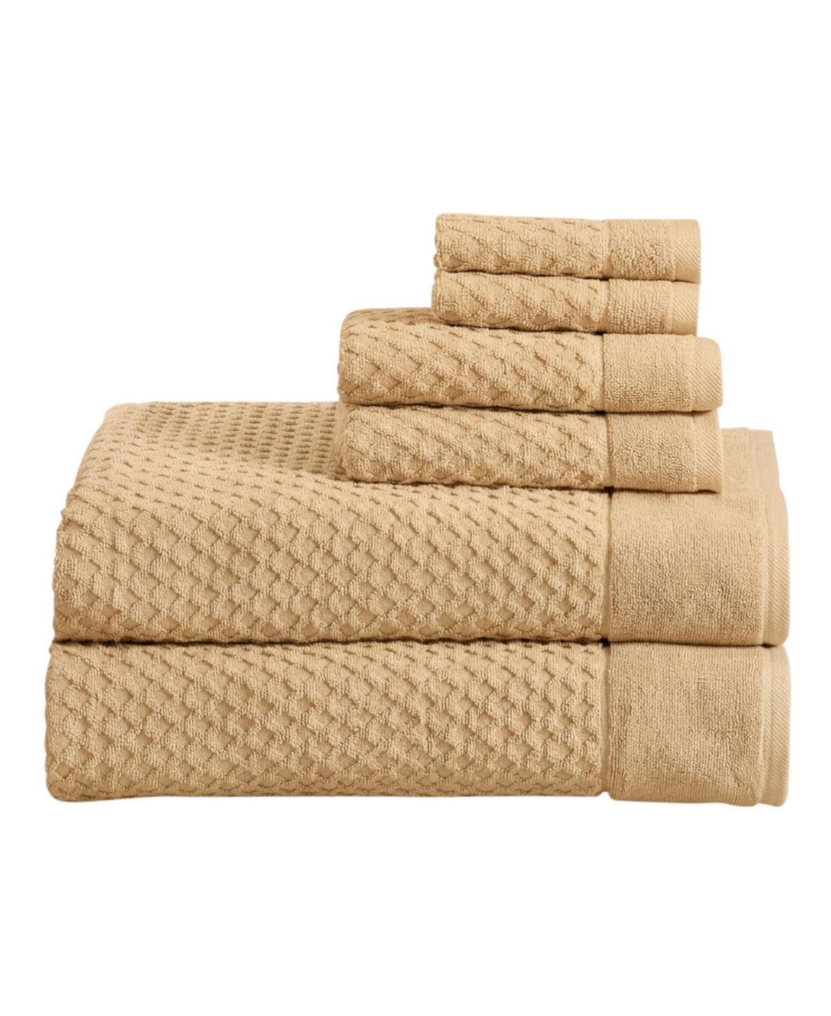 Click here for Linery & Co Cotton Diamond Waffle Texture 6pieces... prices