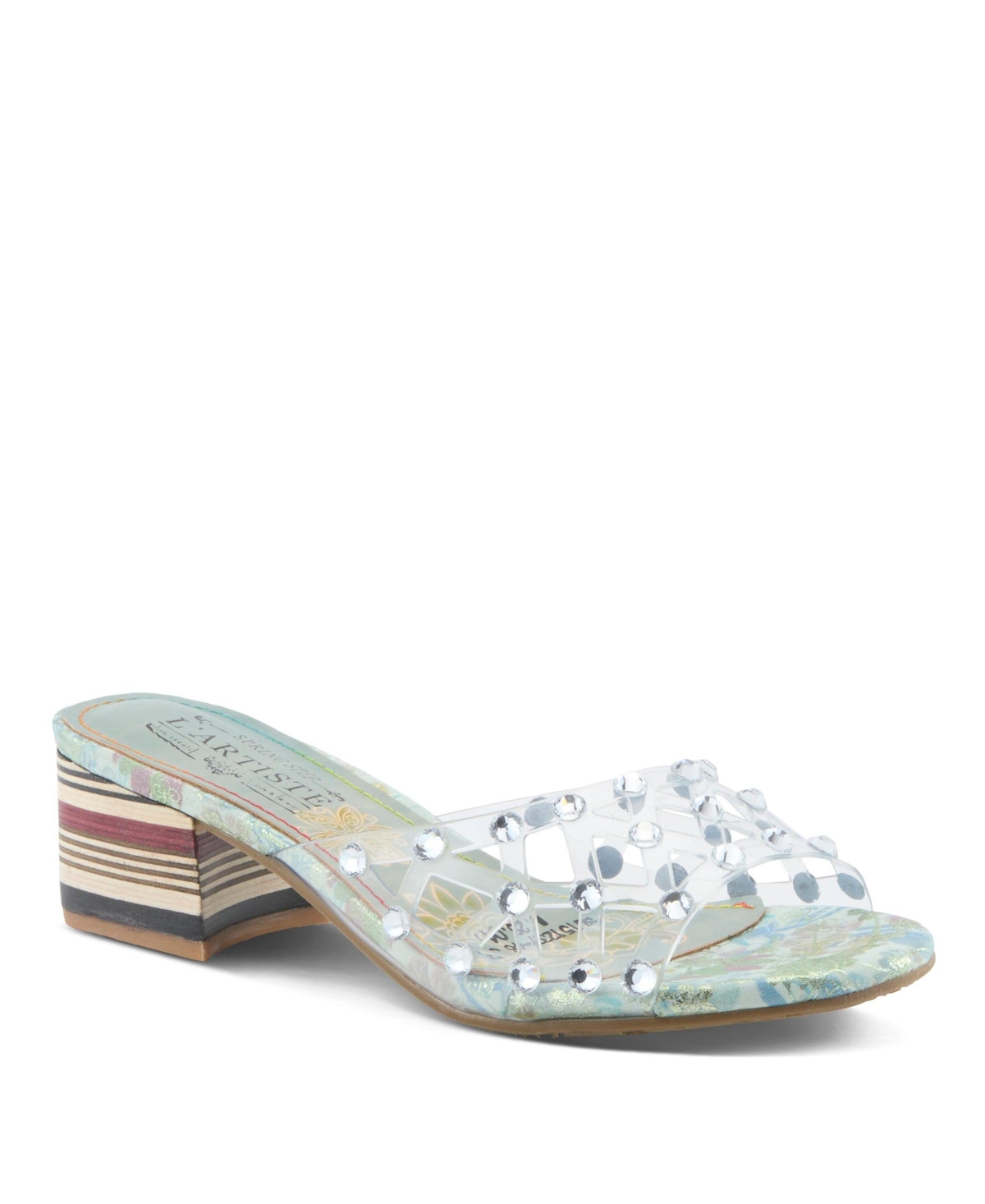 Click here for LArtiste Womens Slides with Cushioned Insole - Min... prices
