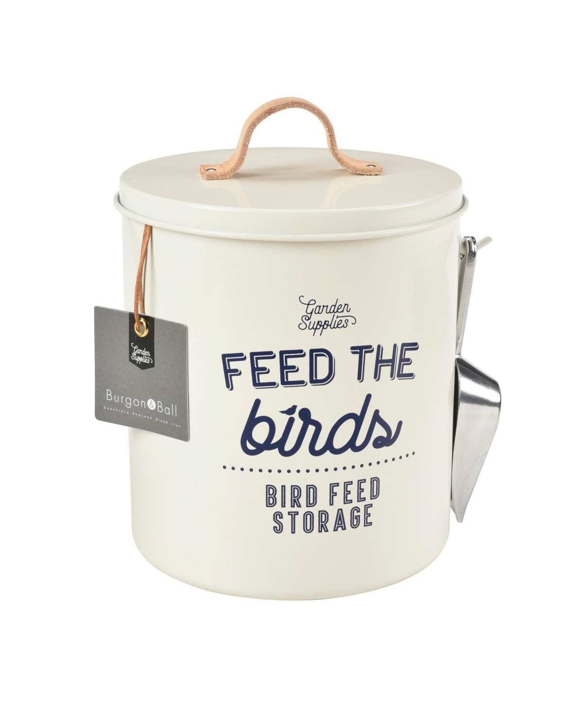 Click here for Burgon & Ball Feed the Birds Tin - white prices