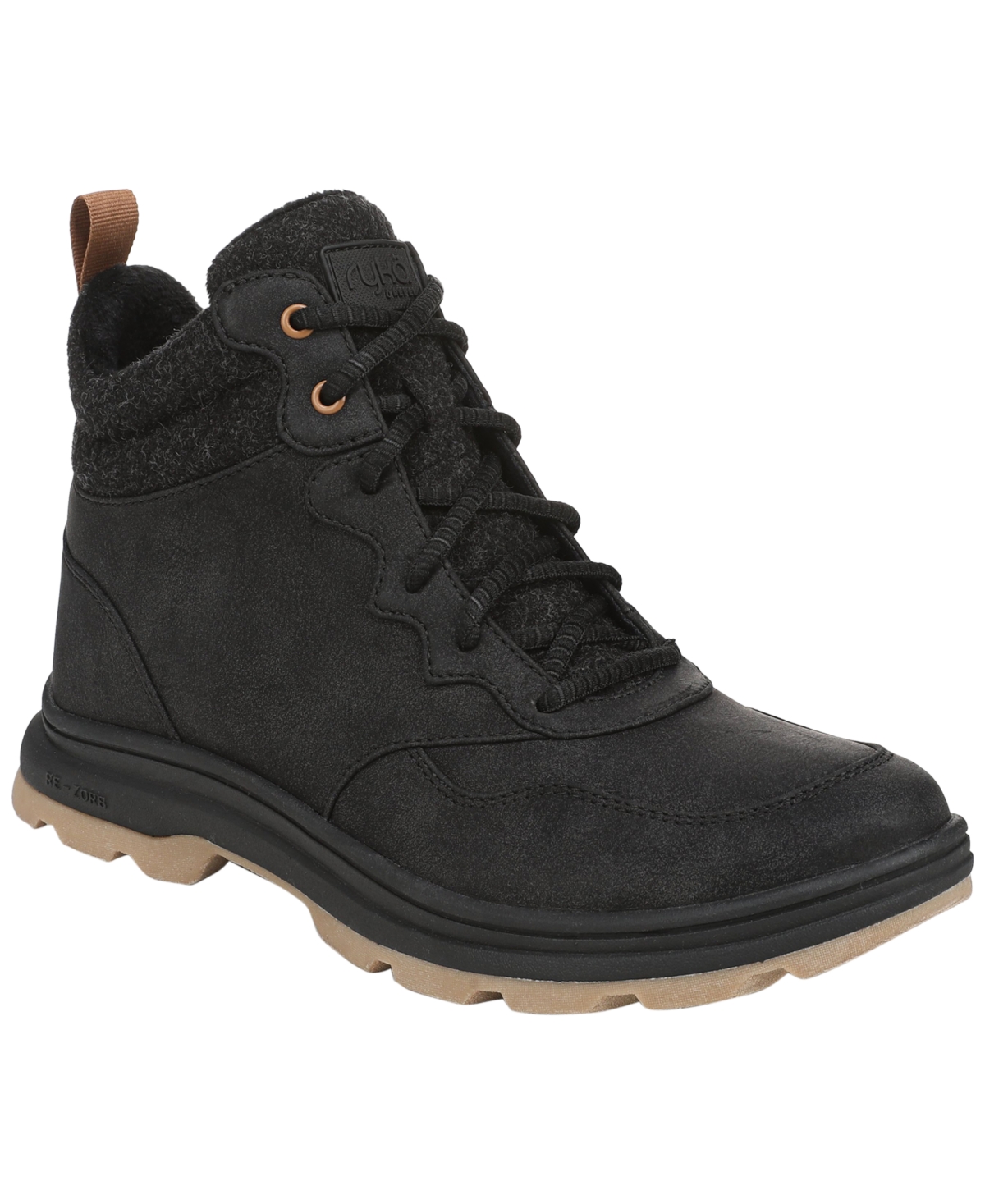 Click here for Ryka Womens Bismark Lace-Up Short Booties - Black... prices