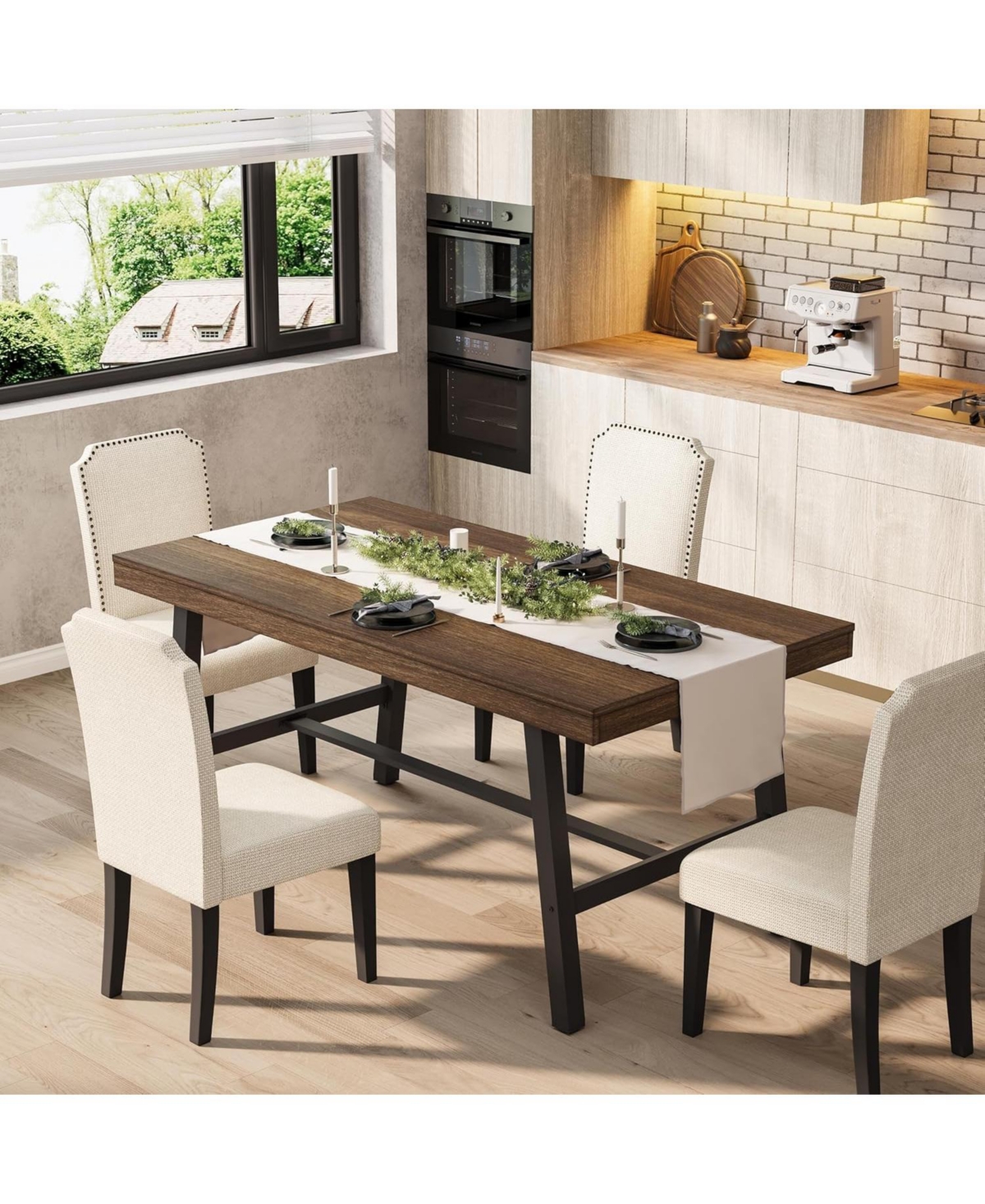 Click here for homfan Industrial Dining Table for 2-4 â 55 Heav... prices