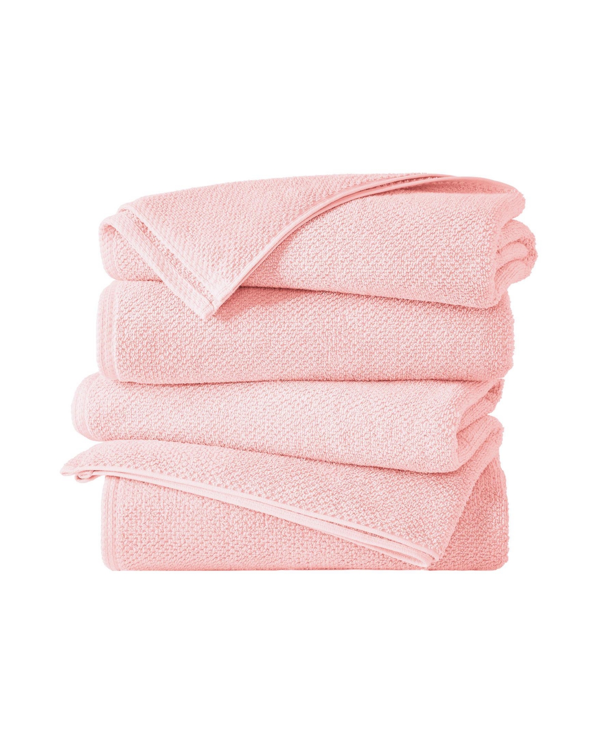 Click here for Linery & Co Cotton Textured 4-Piece Bath Towel Set... prices