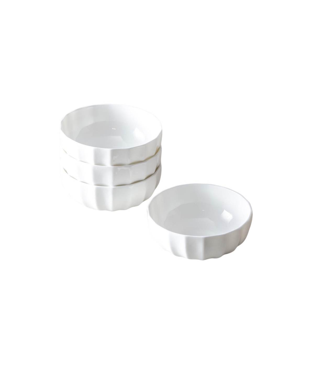 Click here for Fortessa Blyss Bone China Cereal Bowls  Set of 4 -... prices