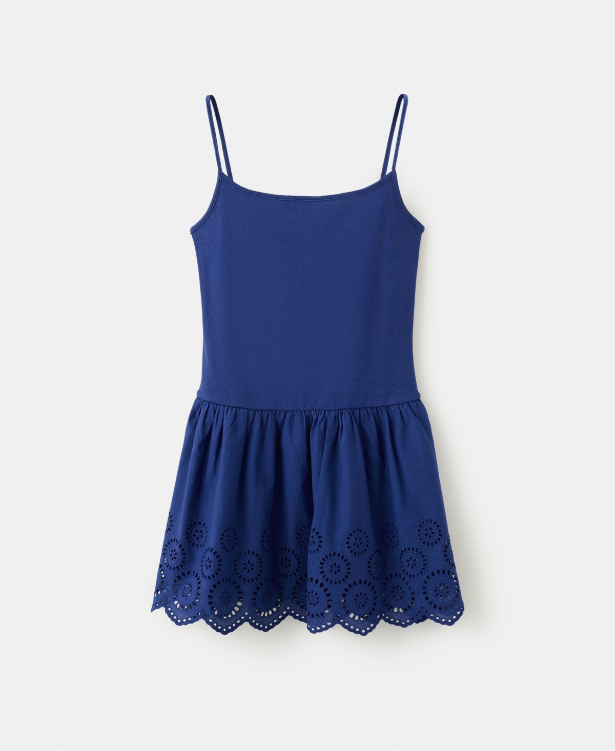 Click here for Mango Womens Short Openwork Dress - Blue prices