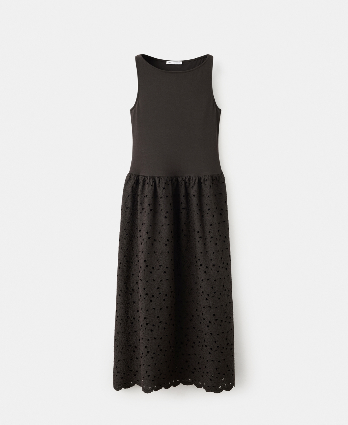 Click here for Mango Womens Lace Accents Embroidered Combined Dre... prices