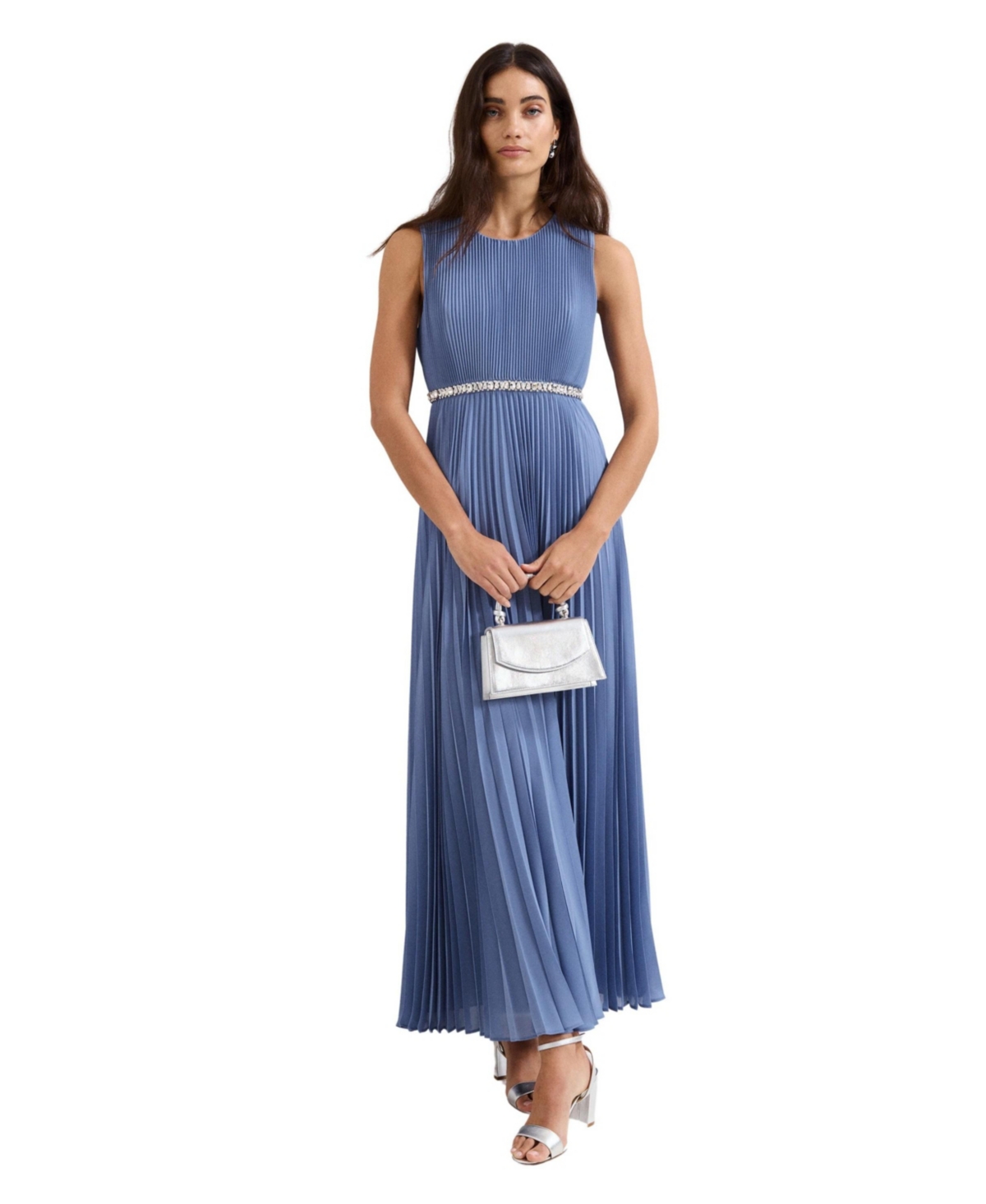 Click here for Phase Eight Womens Petite Anora Dress - Pale blue prices