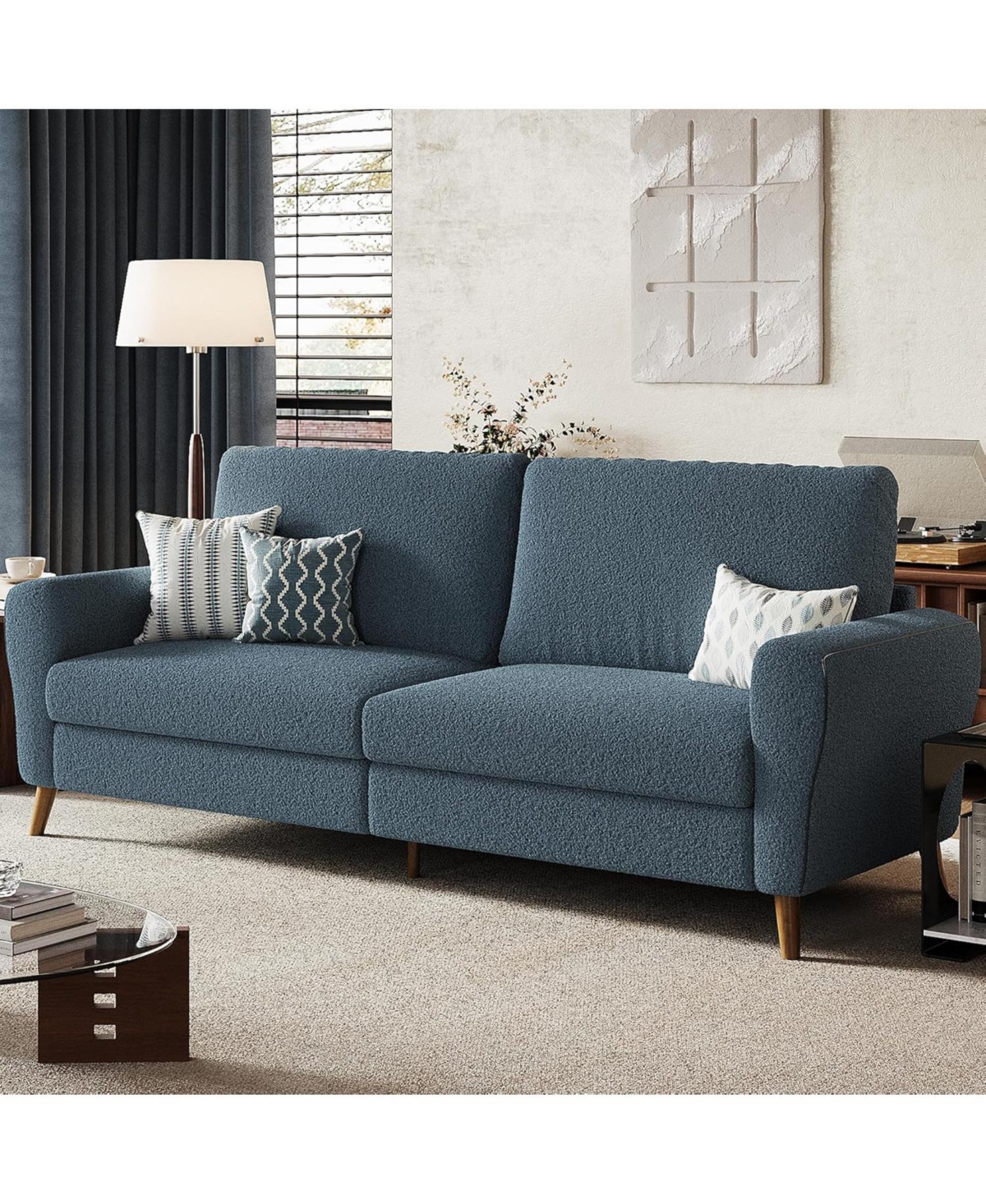 Click here for gaomon 84 Sofa Couch  Modern Boucle 3-Seater with... prices