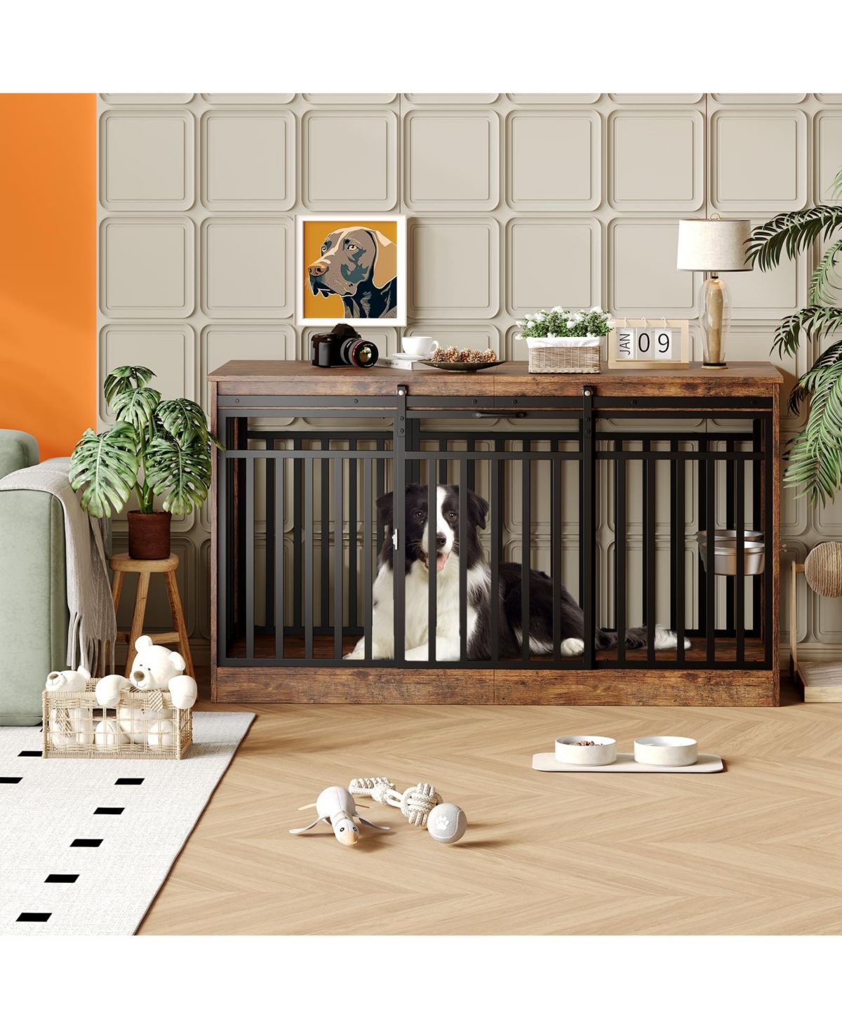 Click here for homfan Modern Farmhouse Dog House for Medium and L... prices