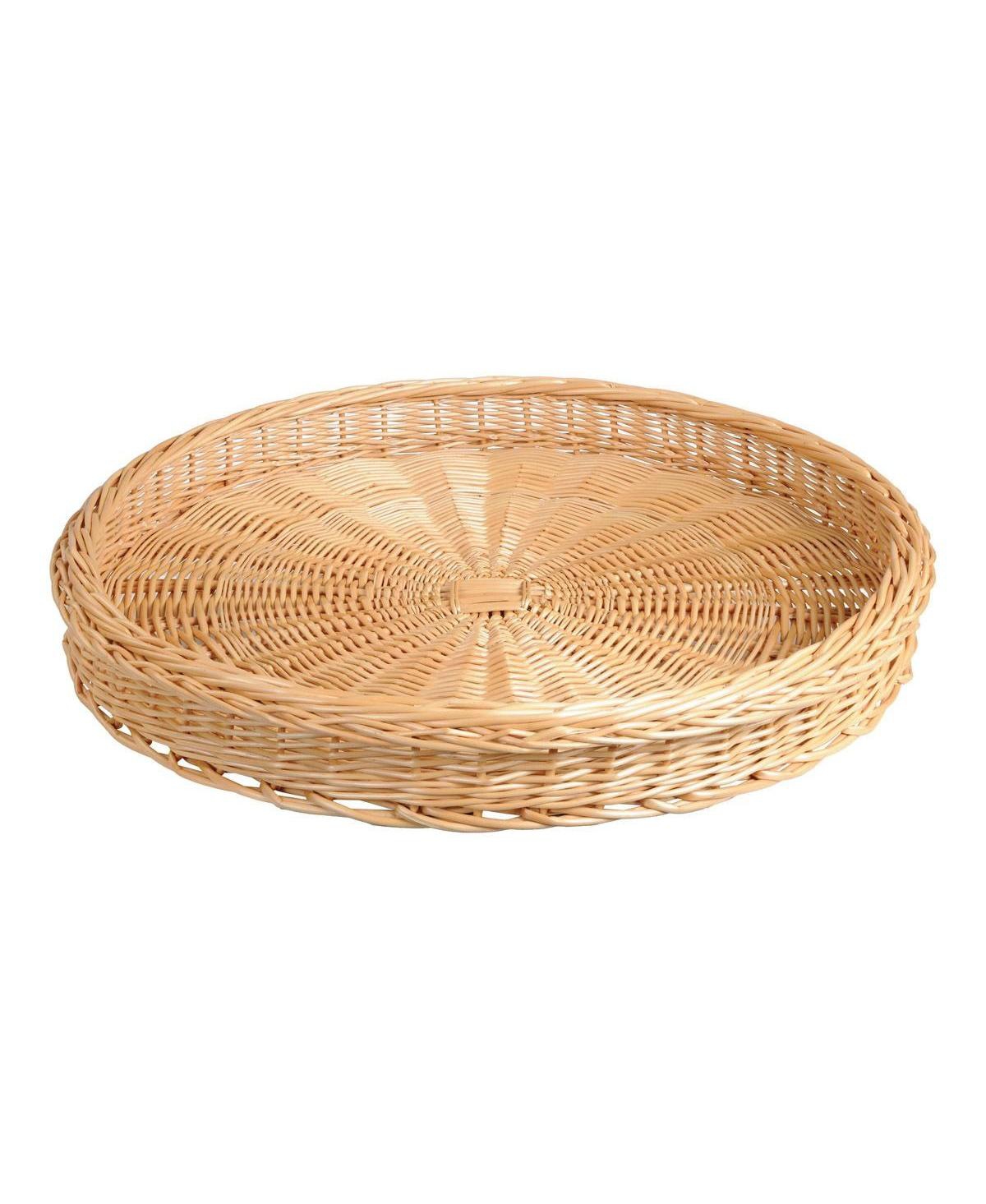 Click here for Cosy Heuristic Wicker Tray - 23inch Diameter - Bei... prices