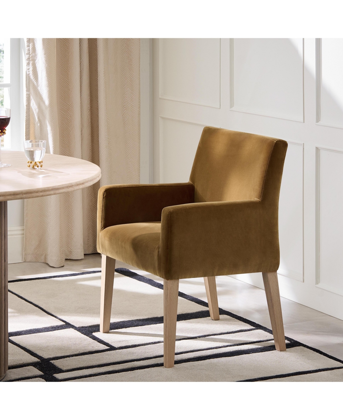 Click here for Z Gallerie Stria Arm Chair - Set of 2 - Roasted pe... prices