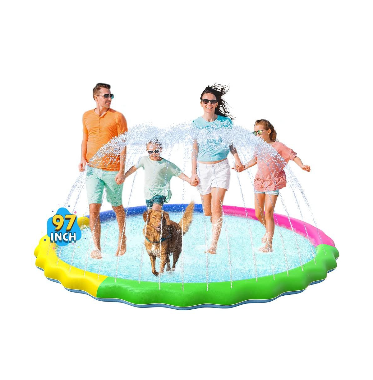 Click here for Aofar 97 Non-slip Splash Pad Sprinkler Pool Founta... prices