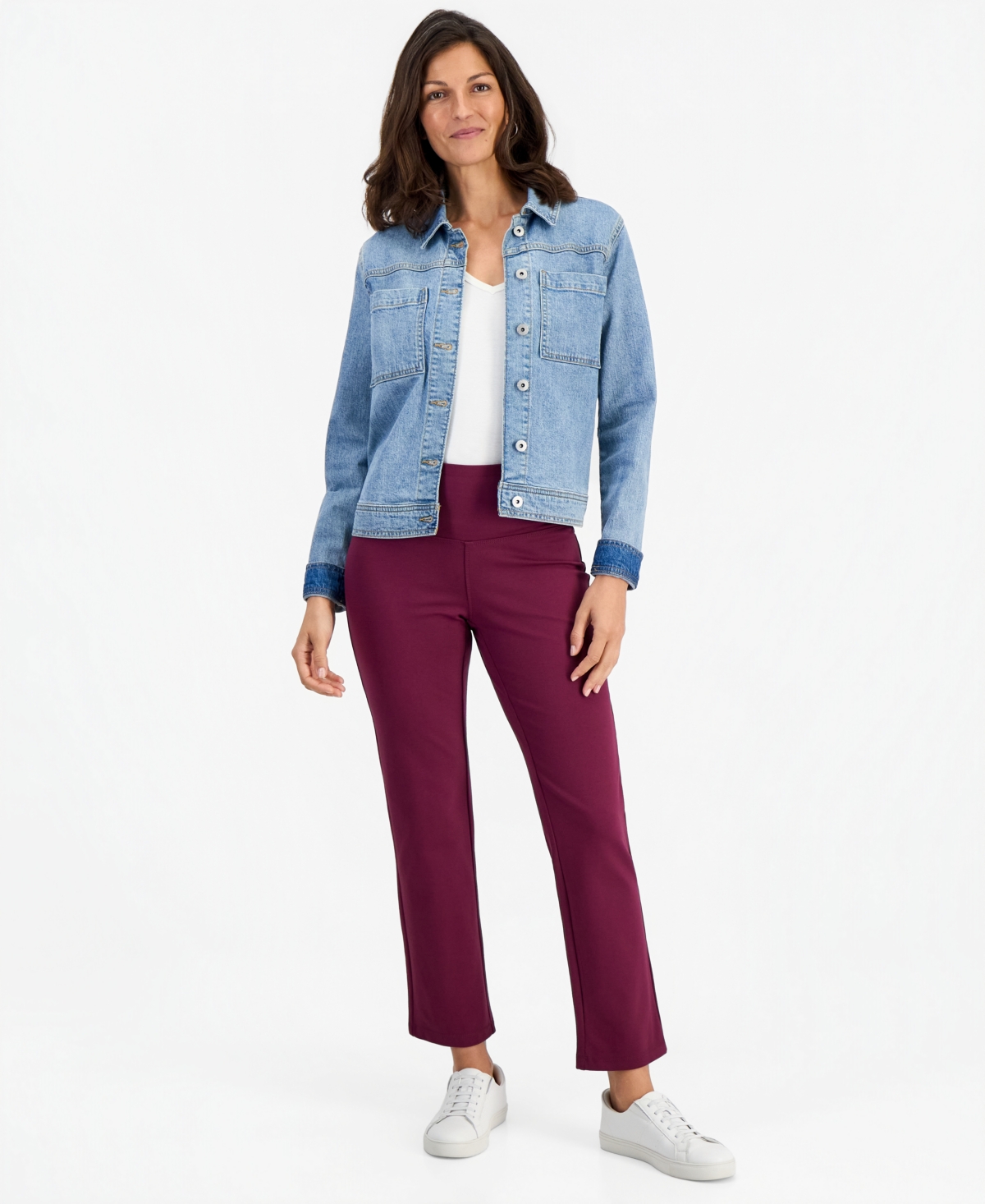 Click here for Style & Co Womens Straight-Leg Ponte-Knit Pants  C... prices