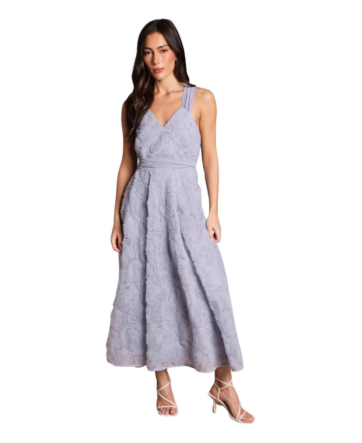 Click here for Coast Womens Embroidered Tie Back Maxi Dress - Pal... prices