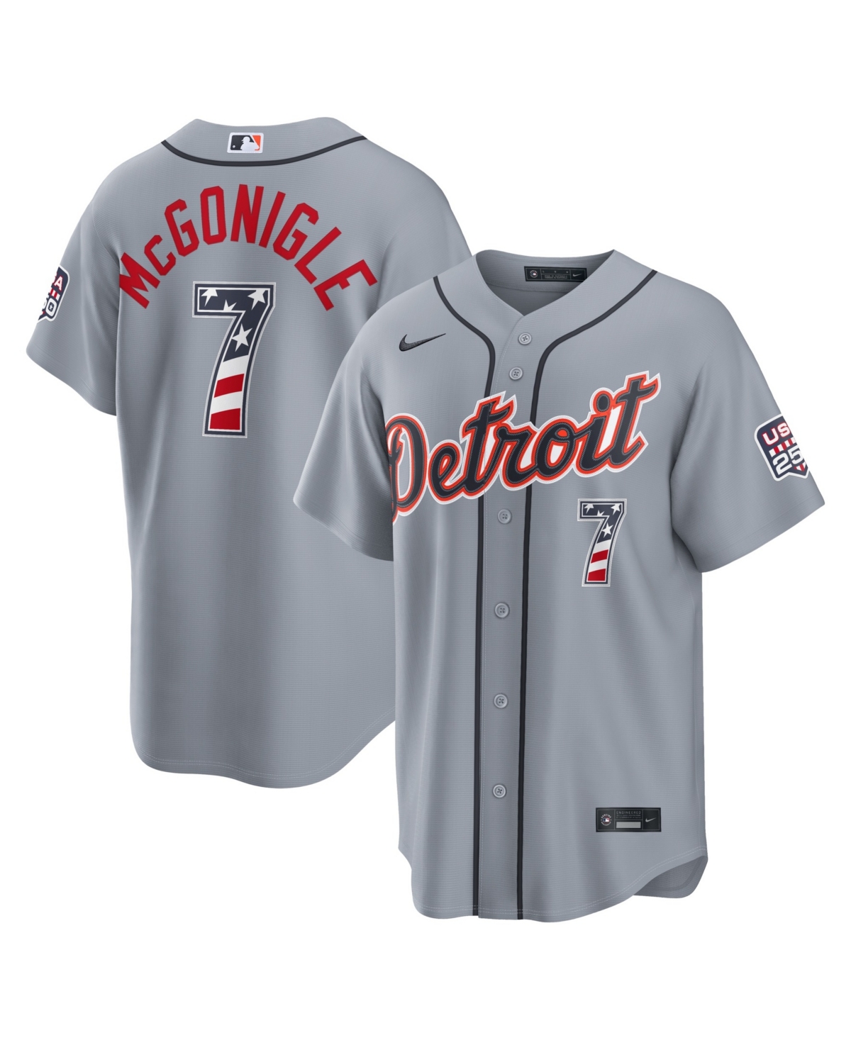 Click here for Nike Mens Kevin Mcgonigle Gray Detroit Tigers Usa... prices