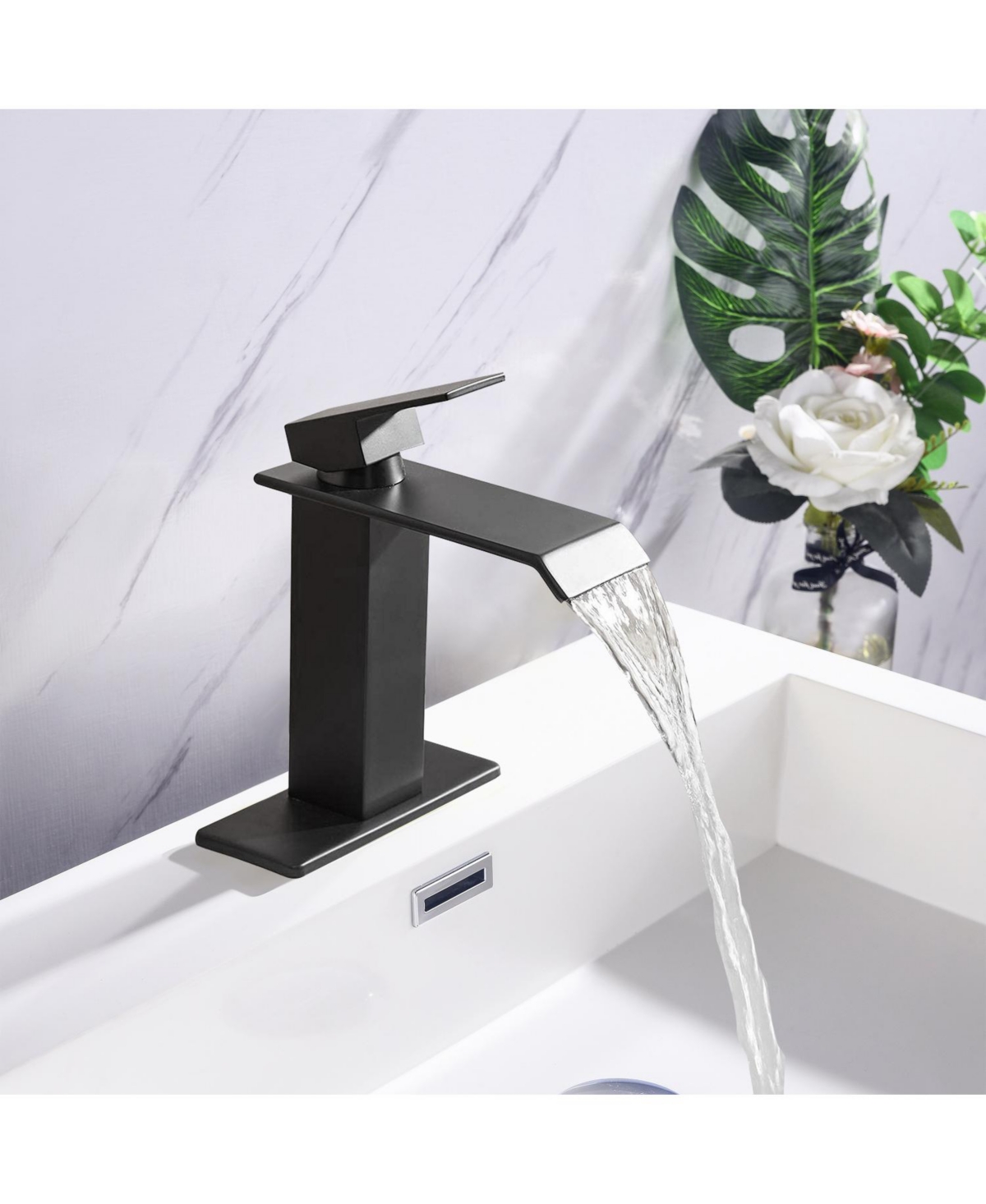 Click here for Phying Waterfall Spout Bathroom Sink Single Handle... prices