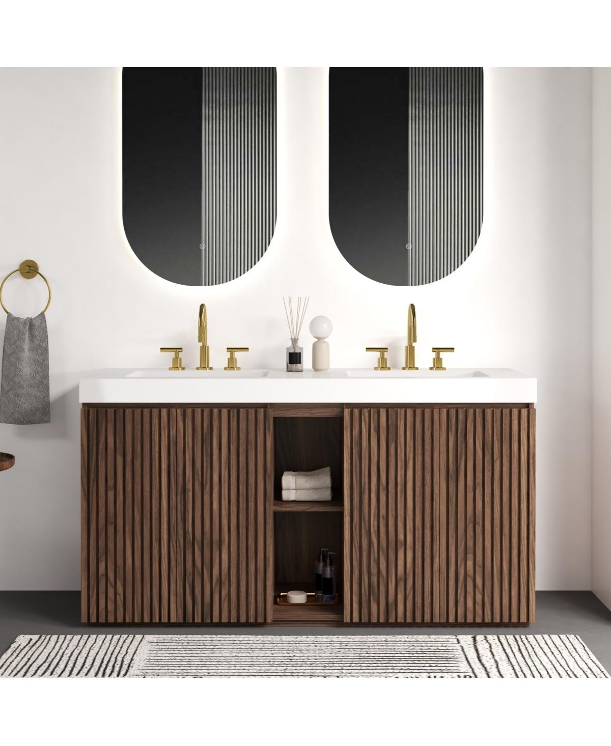 Click here for Sillysis 60 Inch Double Sink Bathroom Vanity with... prices