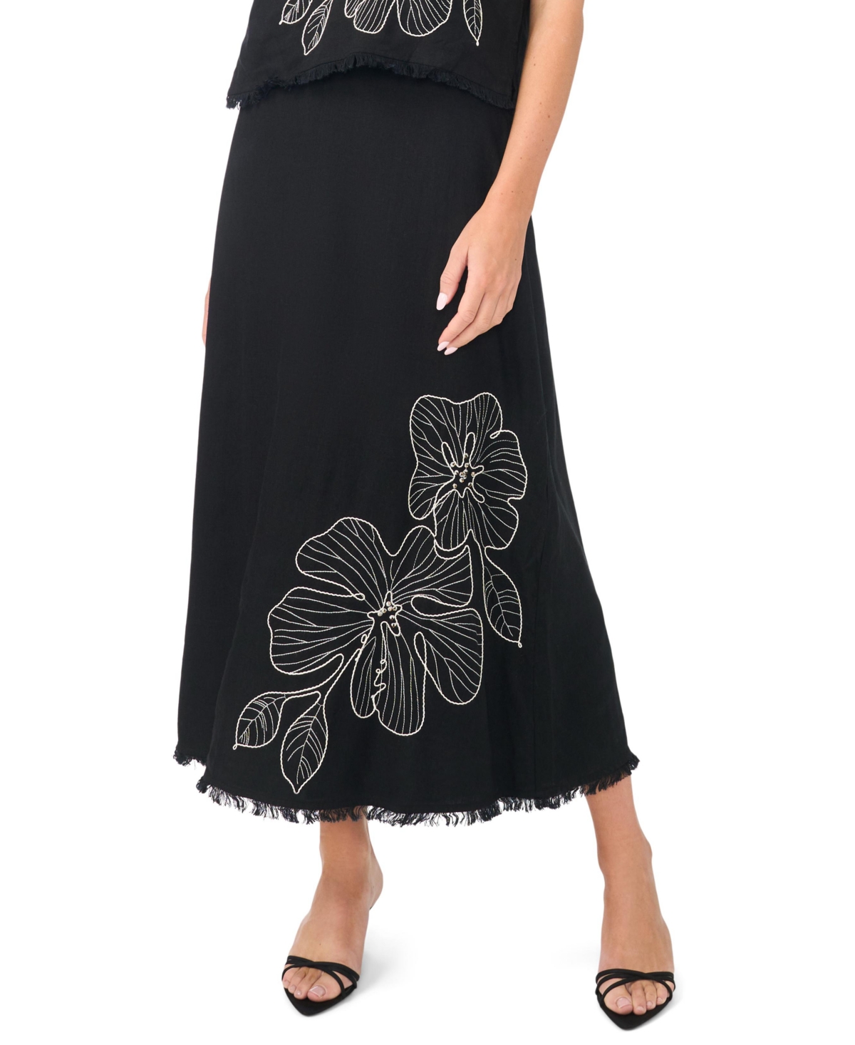 Click here for Vince Camuto Womens Printed Invisible Zipper Maxi... prices