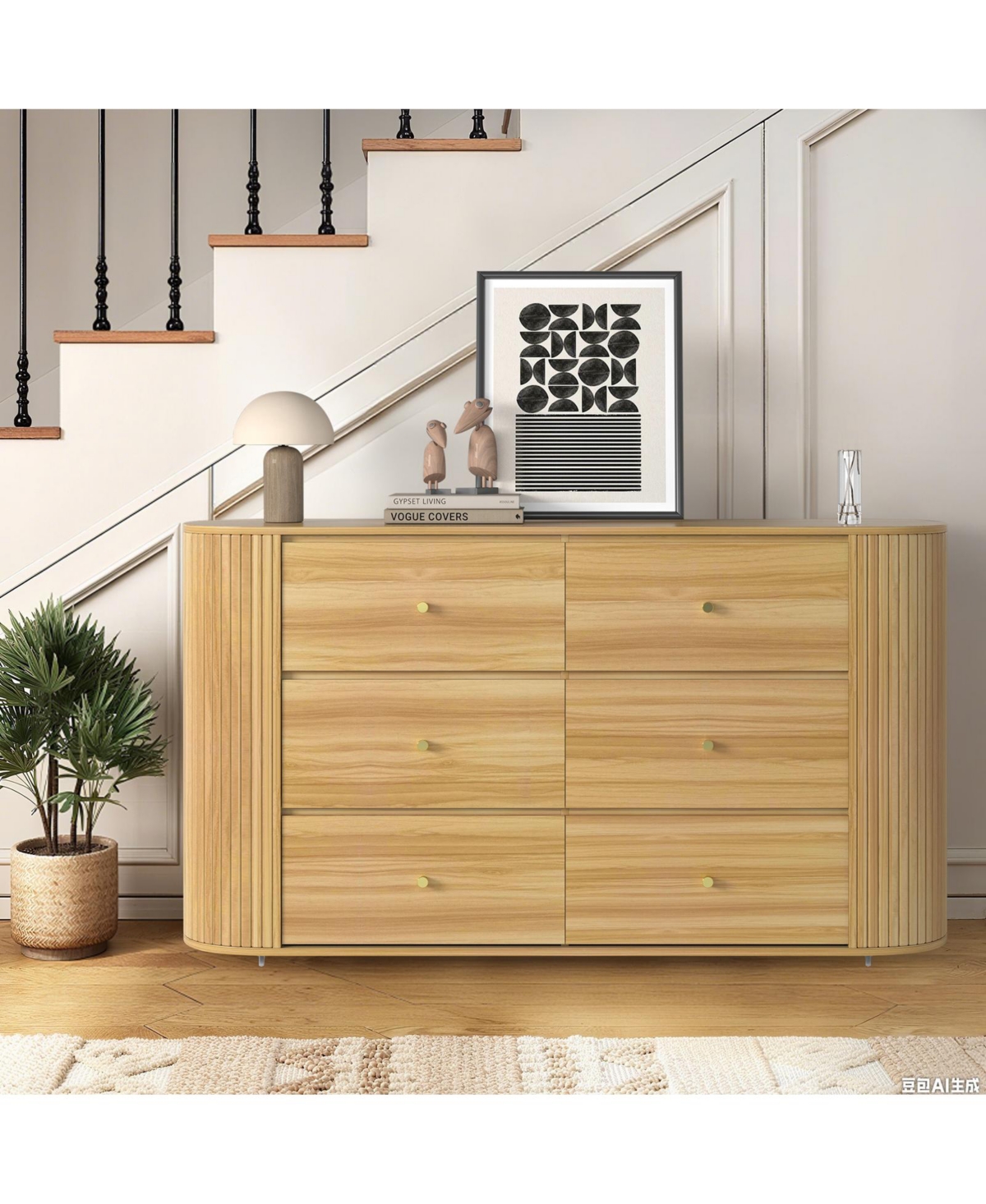 Click here for homfan 6 Drawer Dresser with Power Outlet  Large V... prices